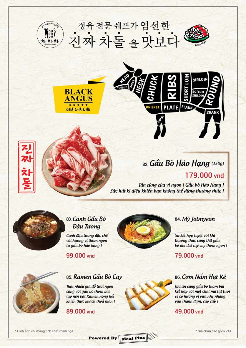 menu meat plus - Emenu.vn Giải pháp thiết kế menu nhà hàng Online